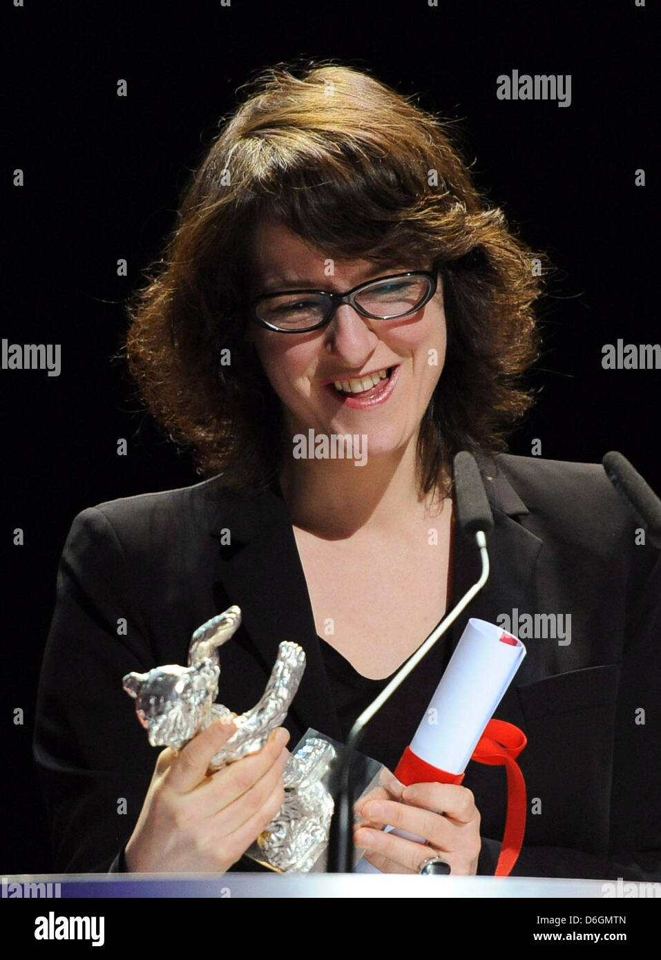 German director Ursula Meier receives the Special Award of the Jury, a ...