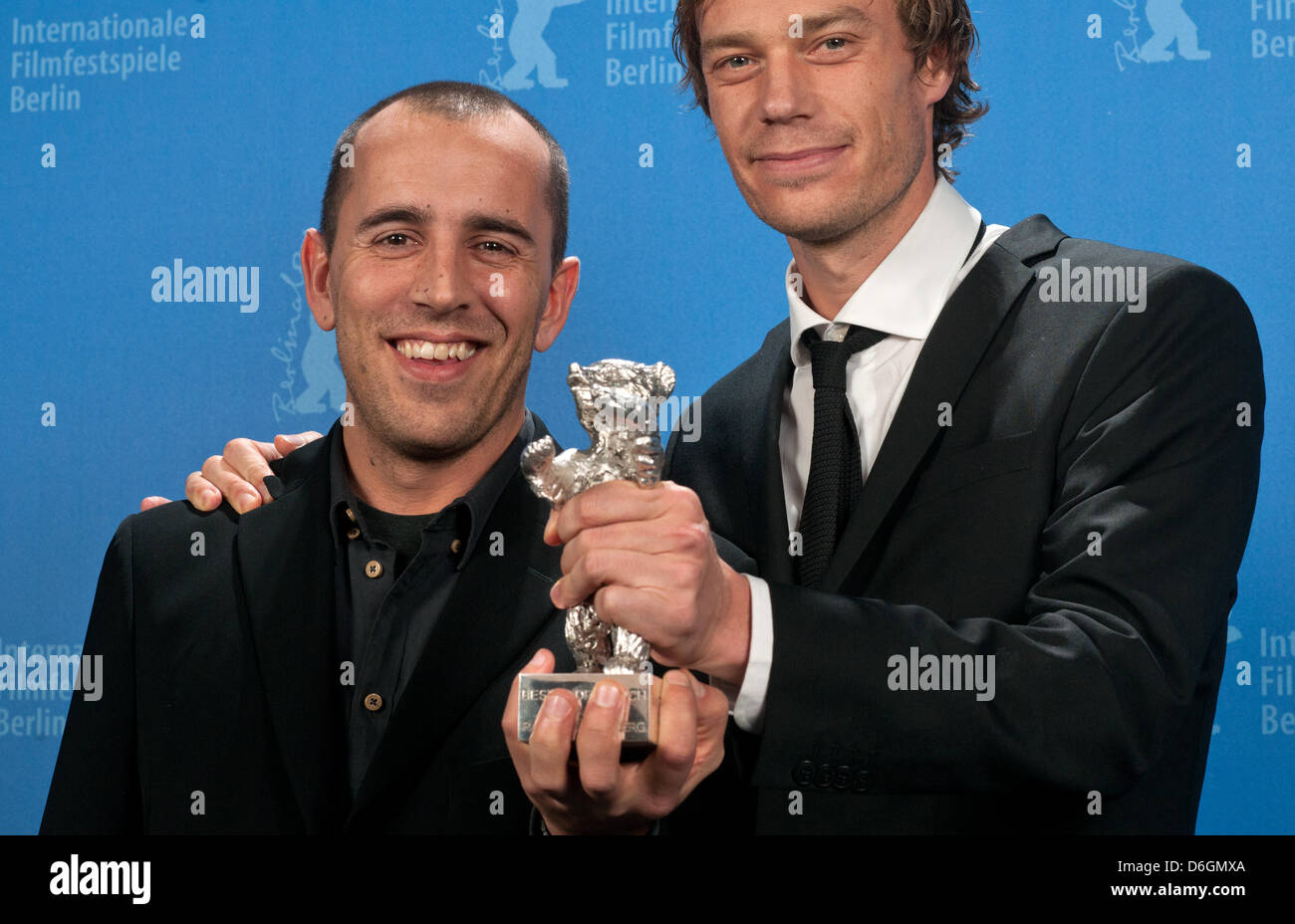 Danish director Nikolaj Arcel (L) and writer Rasmus Heisterberg of the ...