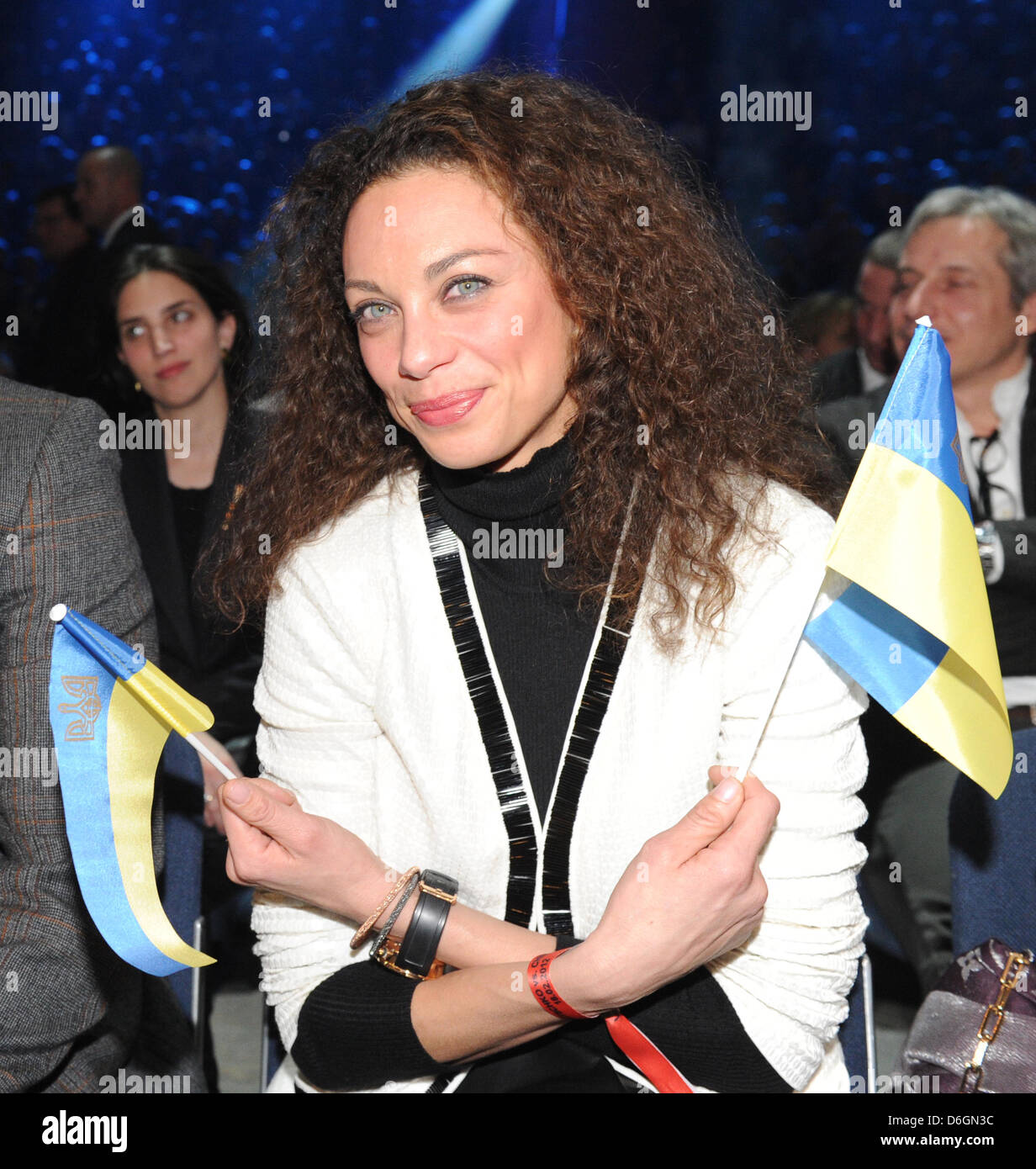 Lilly Becker attends the WBC World Heavyweight Championship fight ...