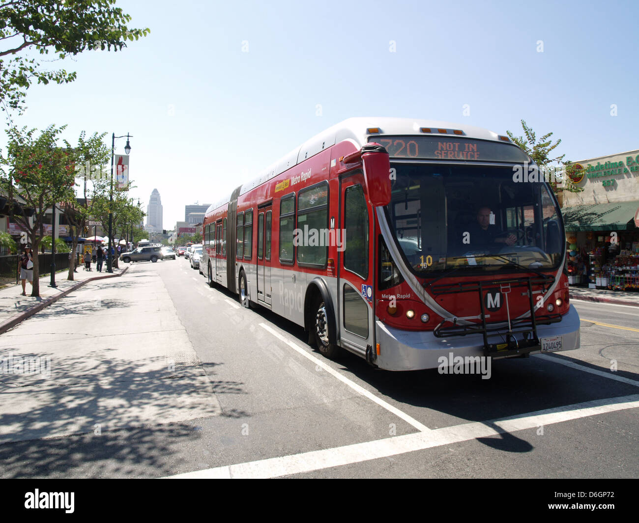 Public bus in los angeles hi-res stock photography and images - Alamy