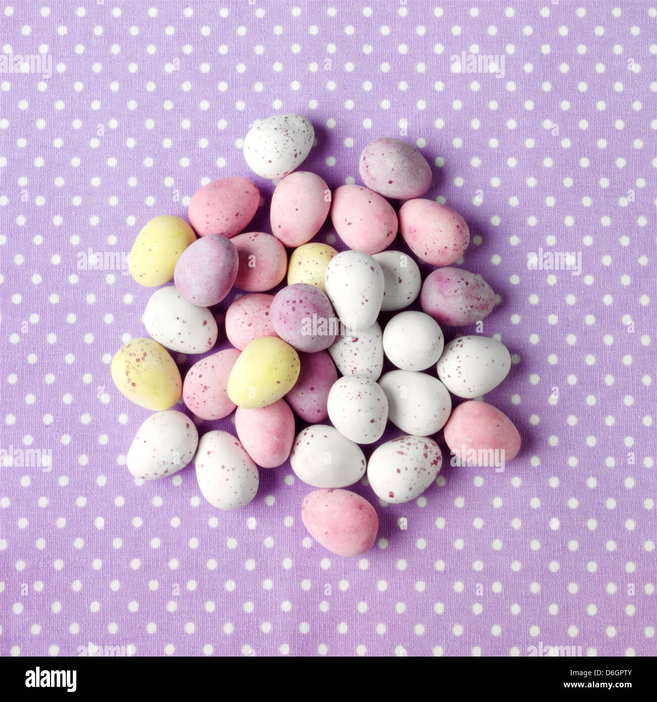 Chocolate mini eggs Stock Photo - Alamy