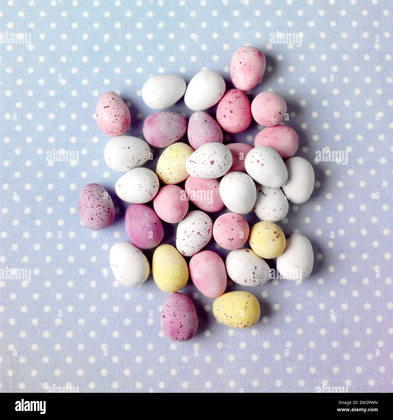 Chocolate mini eggs Stock Photo - Alamy