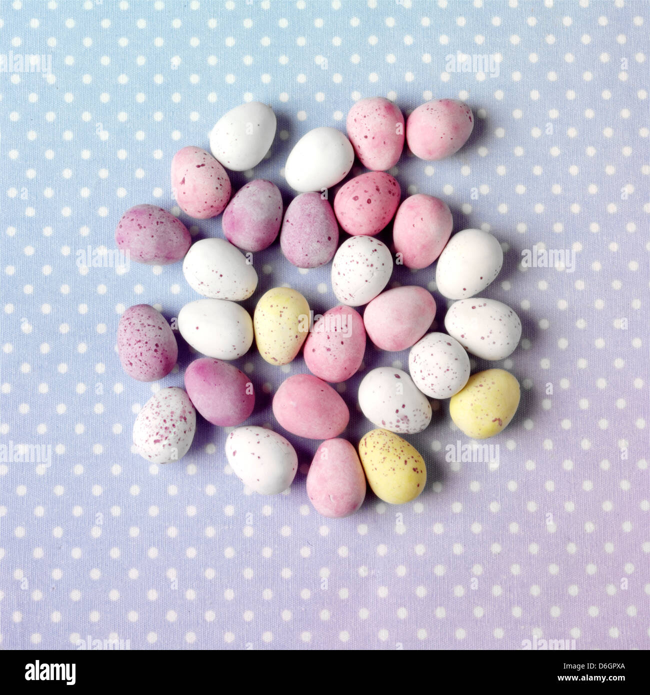 Chocolate mini eggs Stock Photo - Alamy