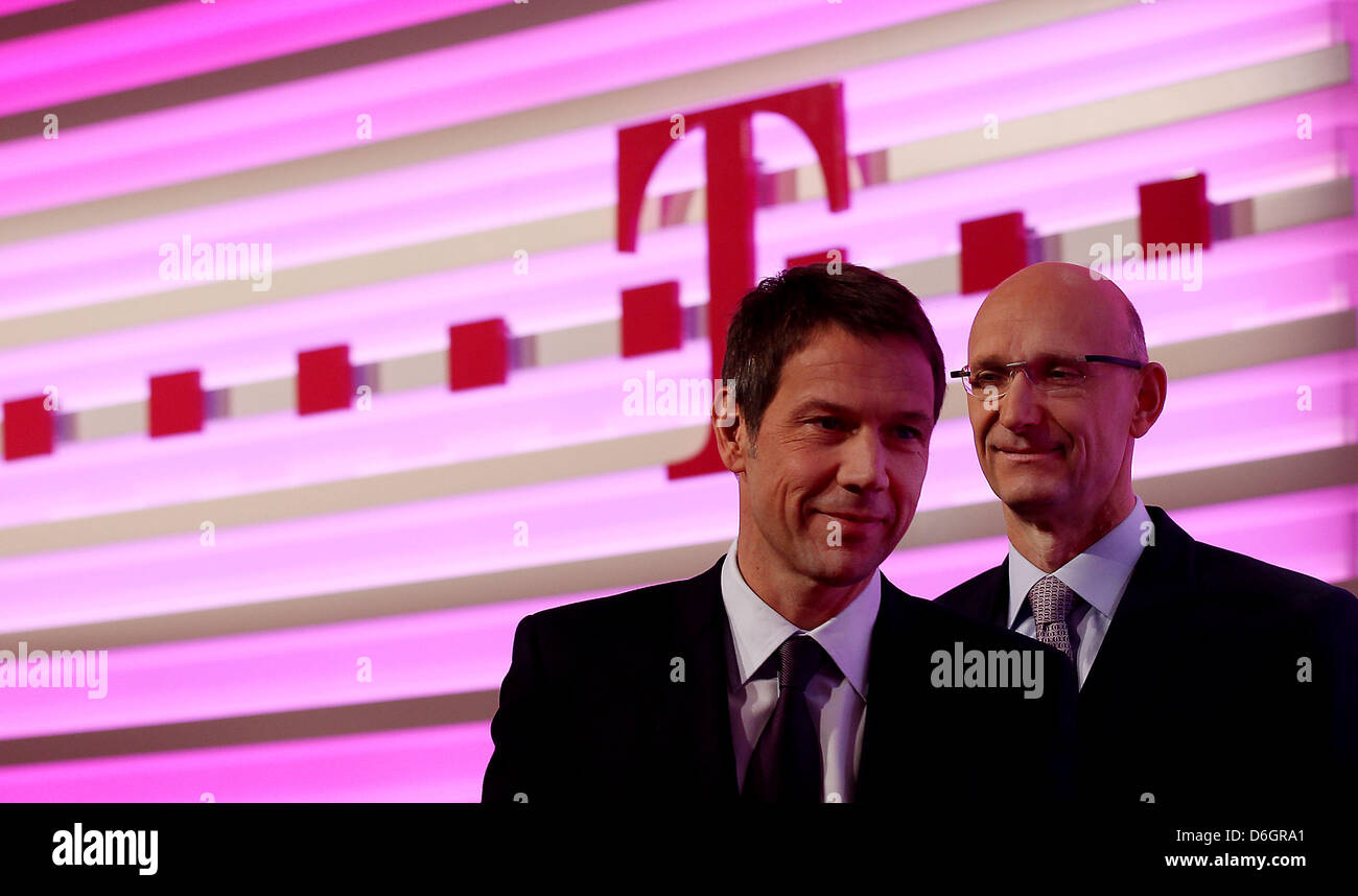 Deutsche telekom cfo timotheus hoettges hi-res stock photography and images - Alamy