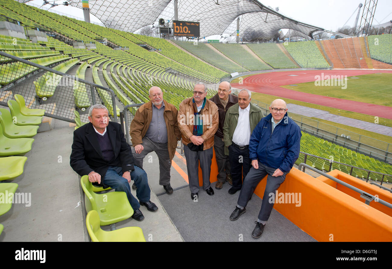 Dan Alon (L-R), Zelig Shtorch, Henry Hershkovitz, Avraham Melamed, Gad ...