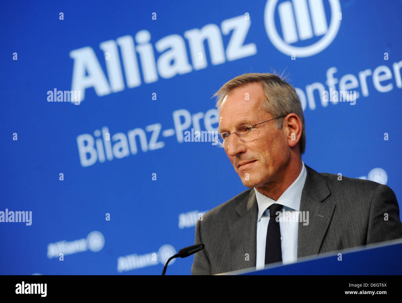 Der Vorstandsvorsitzende der Allianz SE, Michael Diekmann, aufgenommen ...