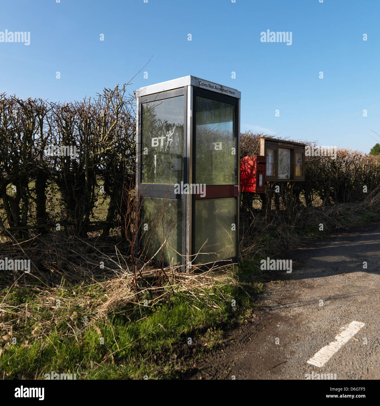 BT telephone box Stock Photo - Alamy