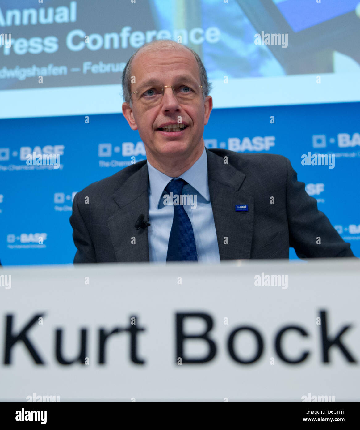 Chairman of the chemical company BASF, Kurt Bock, arrives for the BASF ...
