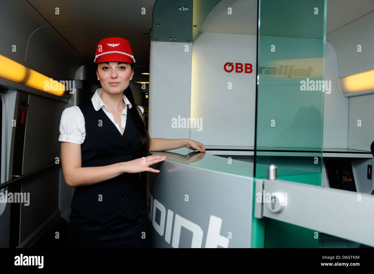 High-speed train Austrian Federal Railways (OBB) OBB railjet introduced ...