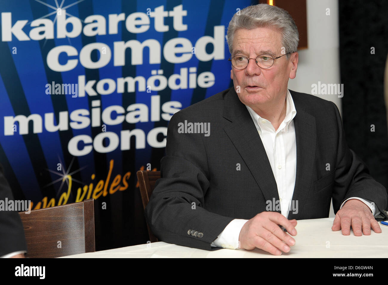German President-elect Joachim Gauck talks during a reading in the ...