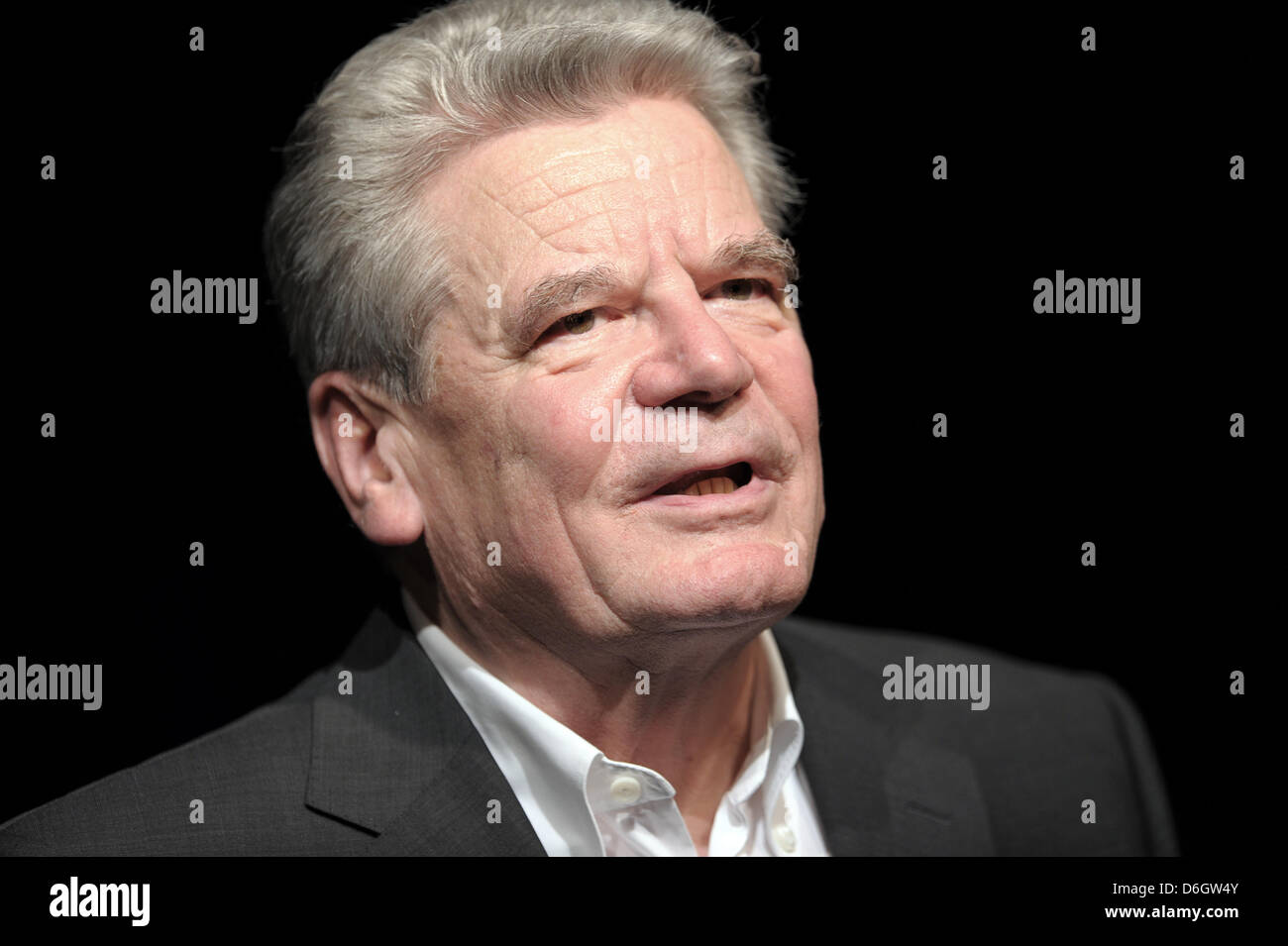 German President-elect Joachim Gauck talks during a reading in the ...