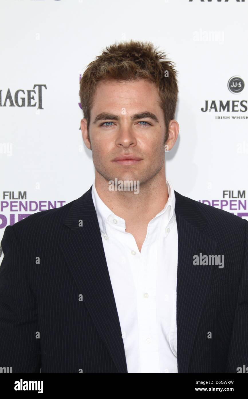 Actor Chris Pine attends the 27th Annual Film Independent Spirit Awards ...