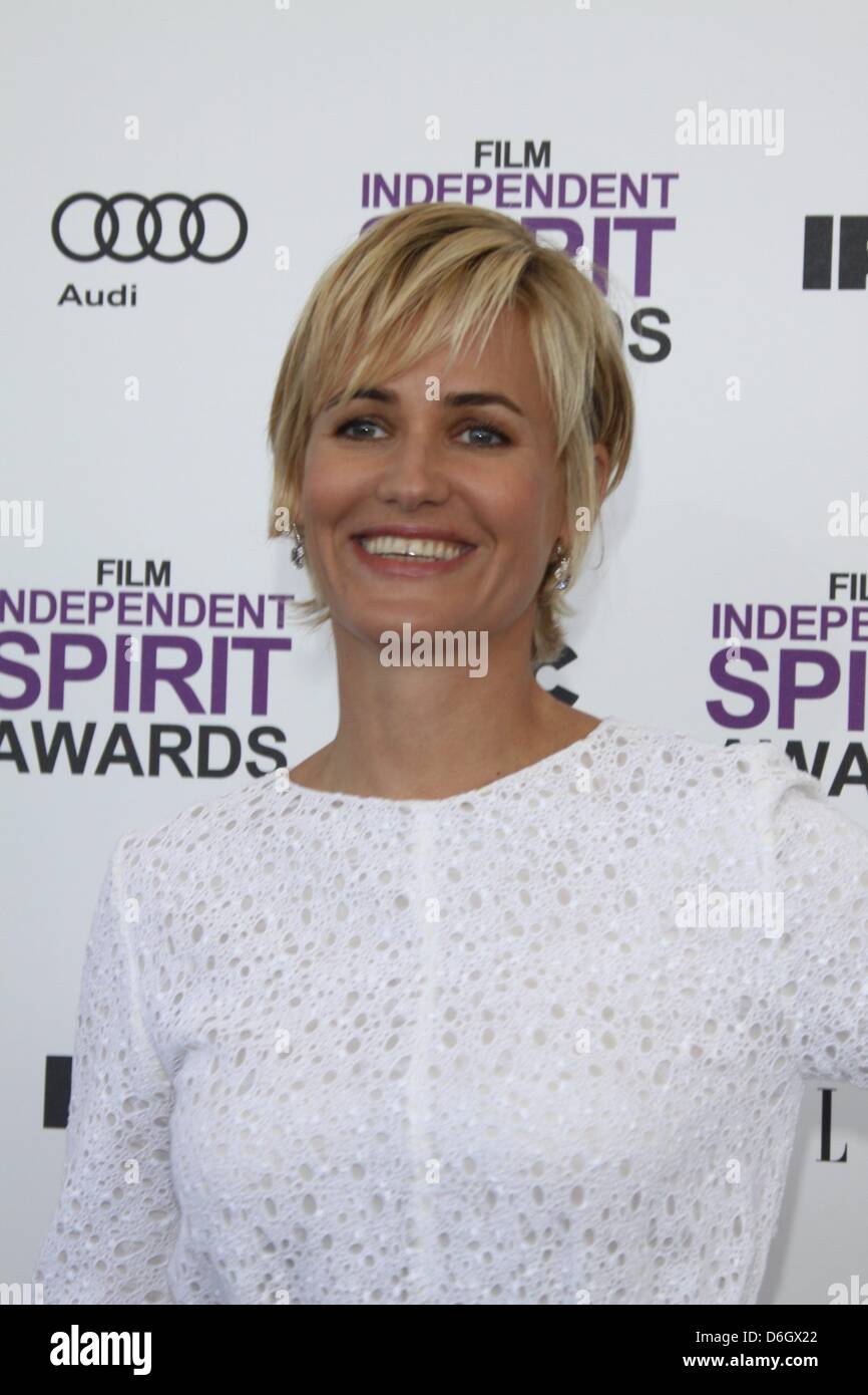 Actress Judith Godreche attends the 27th Annual Film Independent Spirit ...