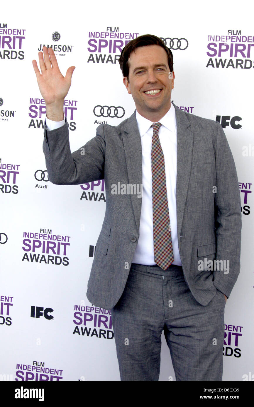 Actor Ed Helms attends the 27th Annual Film Independent Spirit Awards ...
