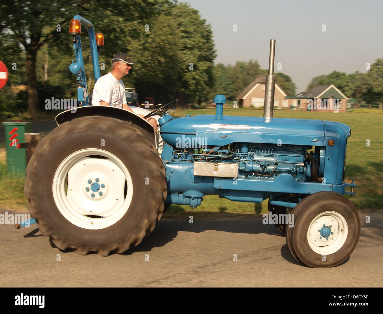 The Blue Fordson Super Major is a vintage British tractor known for its ...