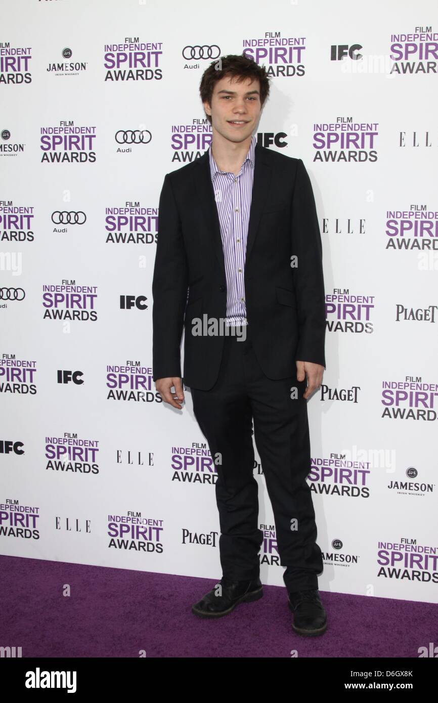 Actor Nick Krause attends the 27th Annual Film Independent Spirit ...
