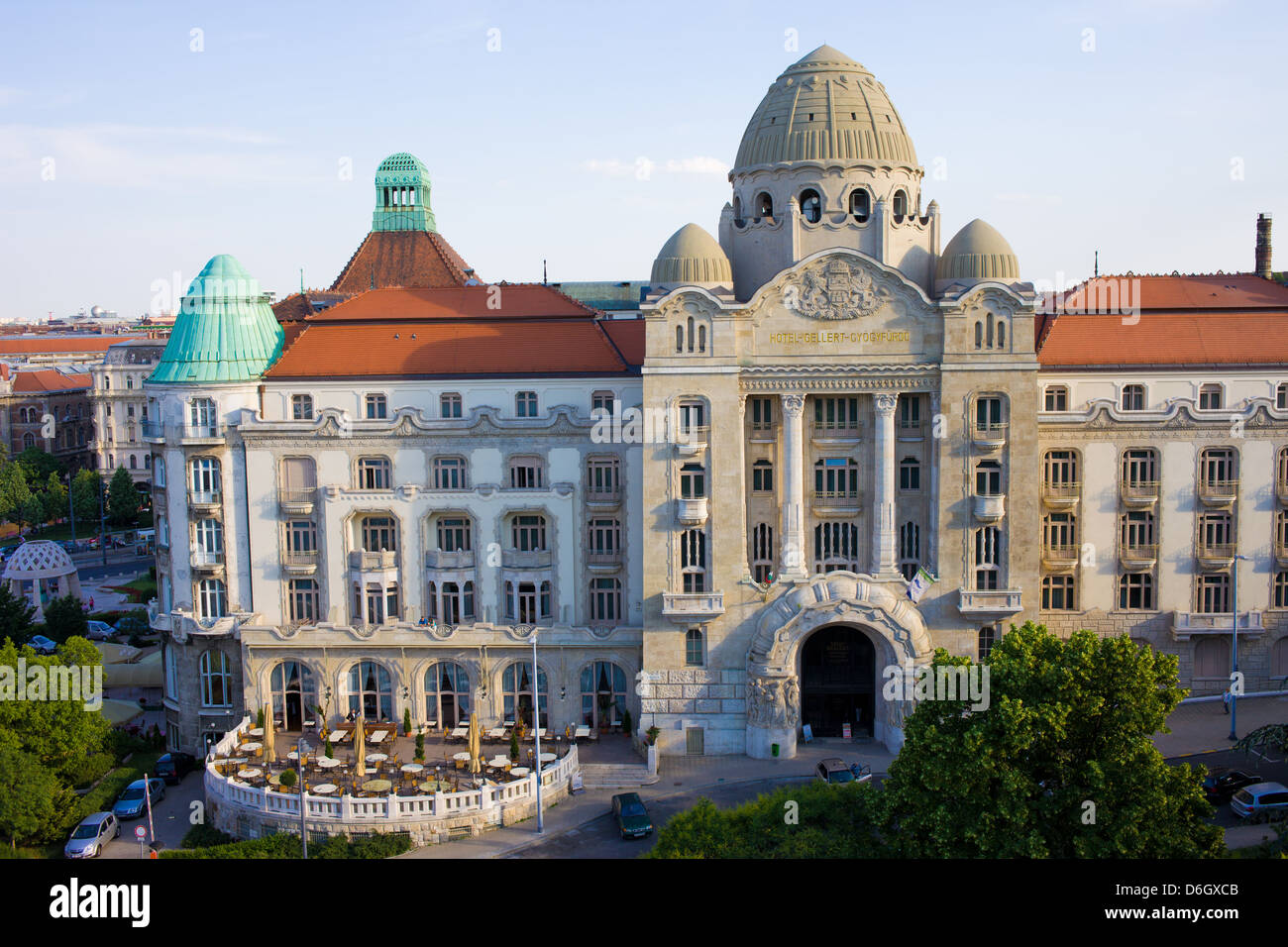 Hotel Gellert in Budapest, Hungary, Art Nouveau style Stock Photo - Alamy