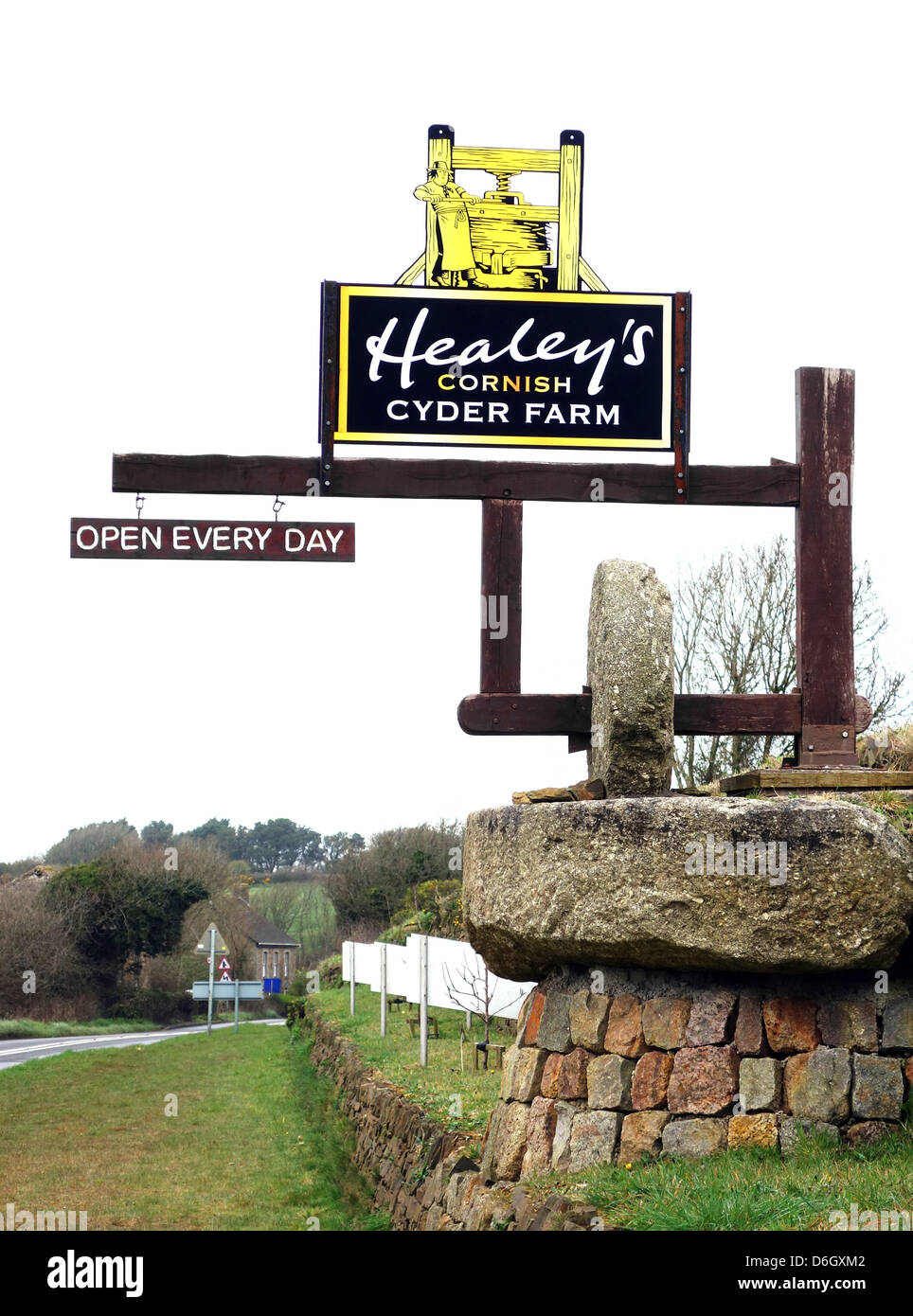 Healeys Cyder farm visitors centre near Truro in Cornwall, UK Stock ...
