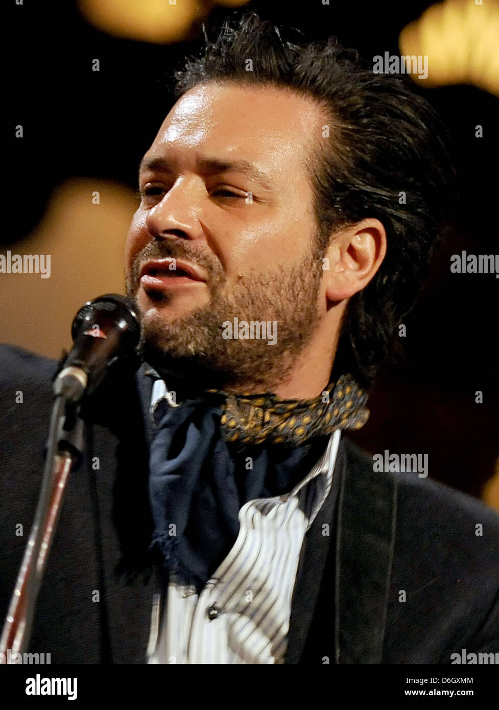 Canadian singer Adam Cohen gives a concert at the the Passionskirche ...