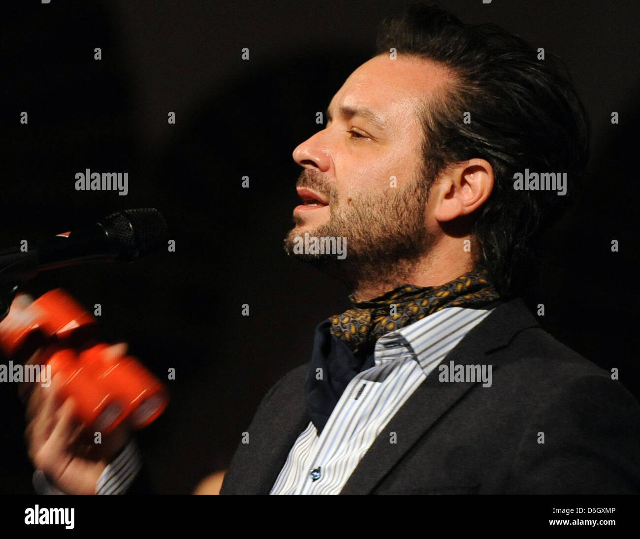 Canadian singer Adam Cohen gives a concert at the the Passionskirche ...