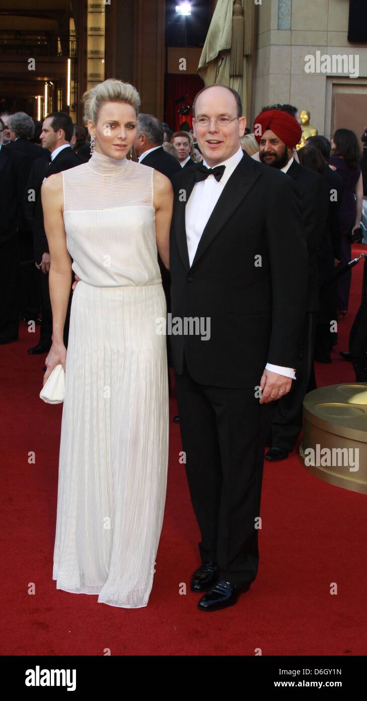 Prince Albert II of Monaco and Princess Charlene arrive at the 84th ...