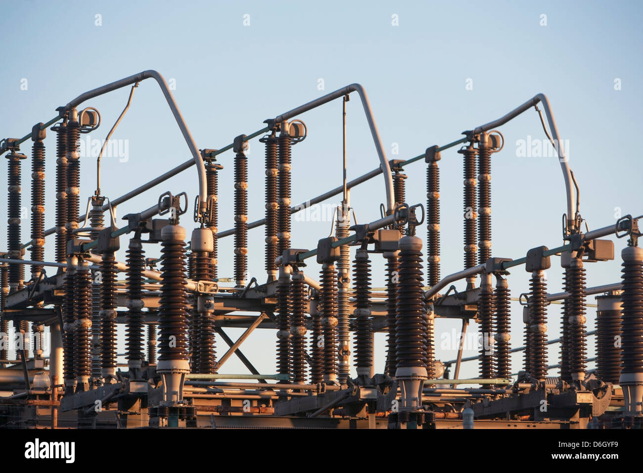 Infrastructure of power plant Stock Photo - Alamy