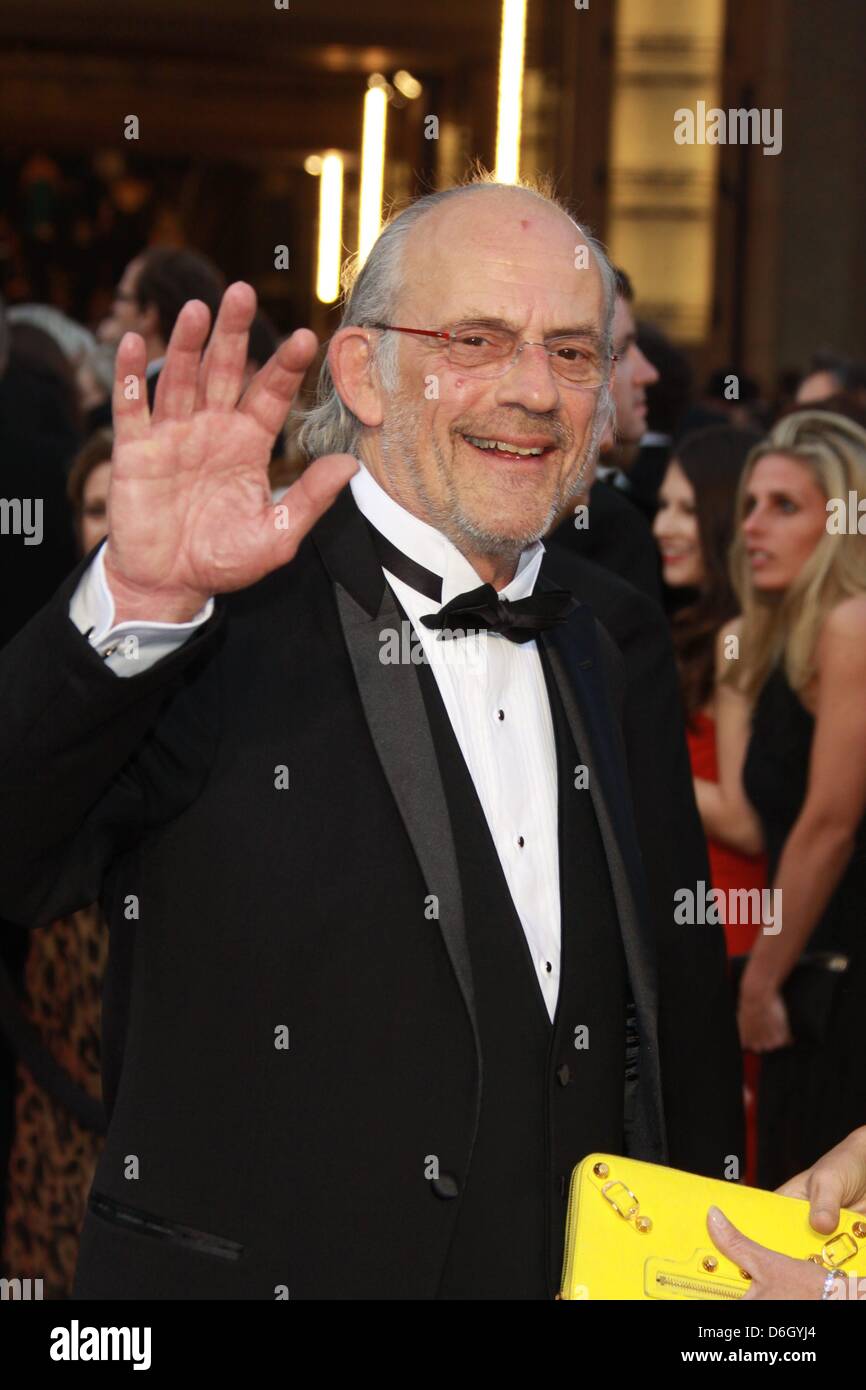 US actor Christopher Lloyd arrives at the 84th Annual Academy Awards ...