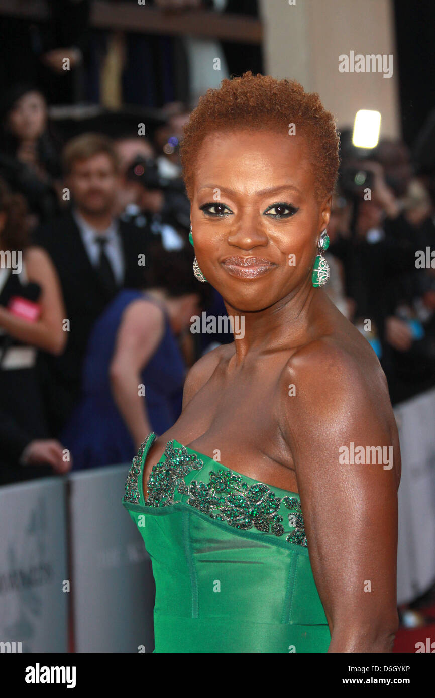US actress Viola Davis arrives at the 84th Annual Academy Awards aka ...
