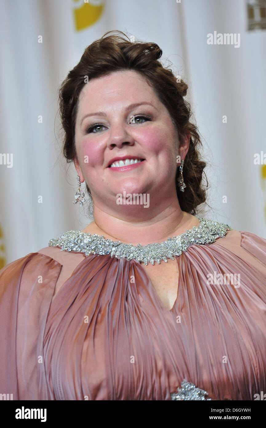 Actress Melissa McCarthy poses in the photo press room of the 84th ...