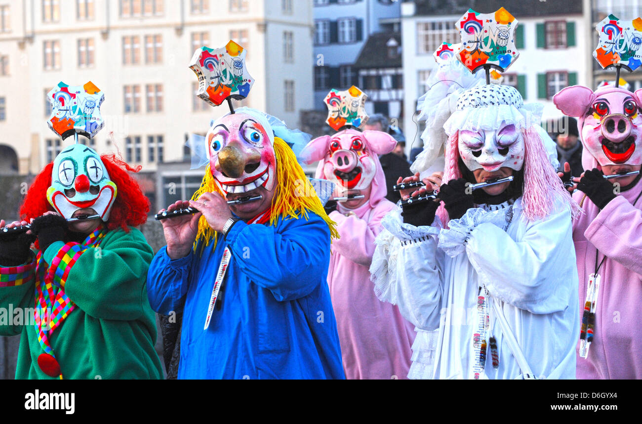 Fools stroll through the streets during the so-called Morning strike ...