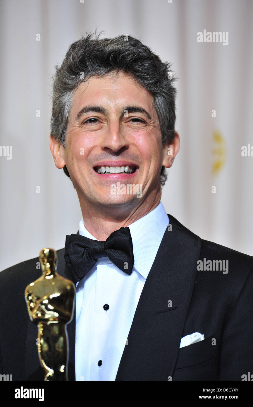Writer/director Alexander Payne poses in the photo press room of the ...