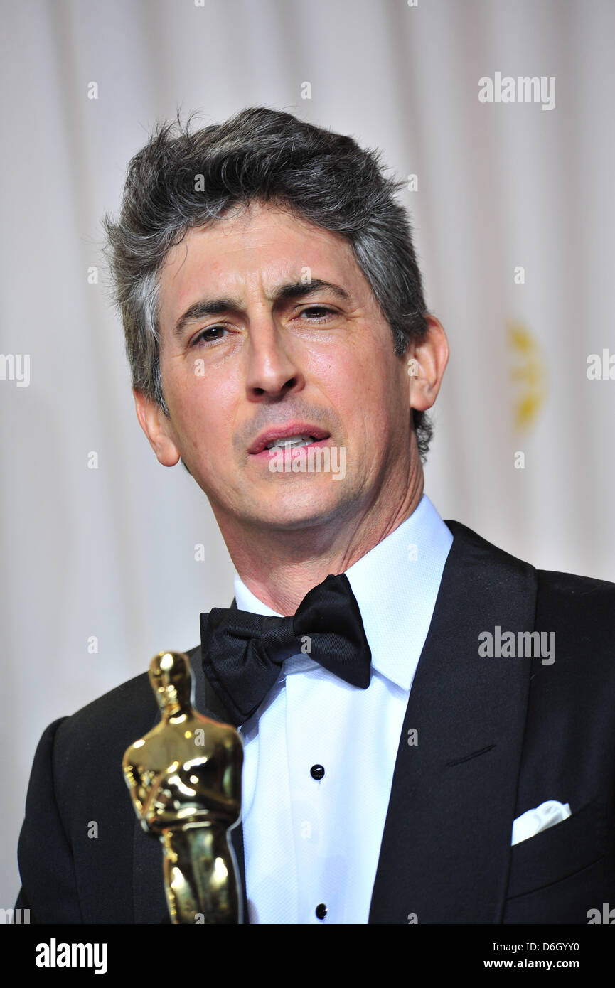 Writer/director Alexander Payne poses in the photo press room of the ...