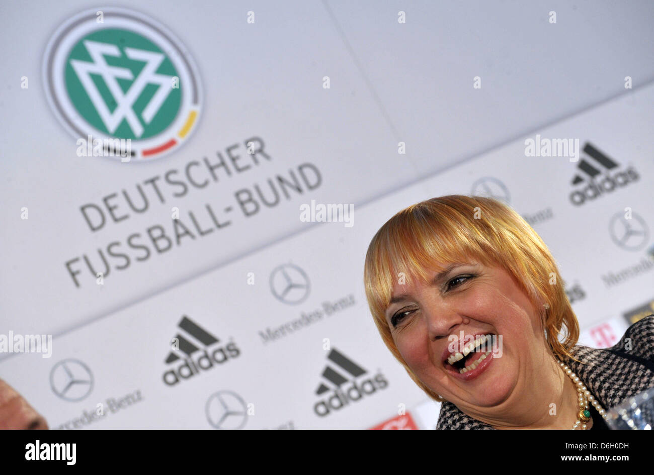 Chairwoman of the German party The Greens Claudia Roth attends a press ...