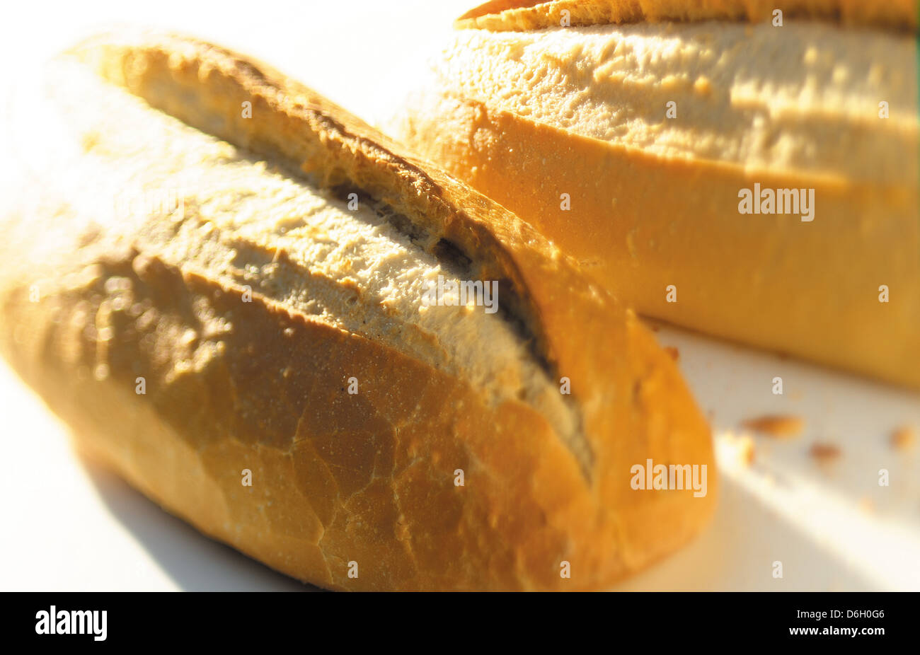 crusty bread rolls Stock Photo - Alamy