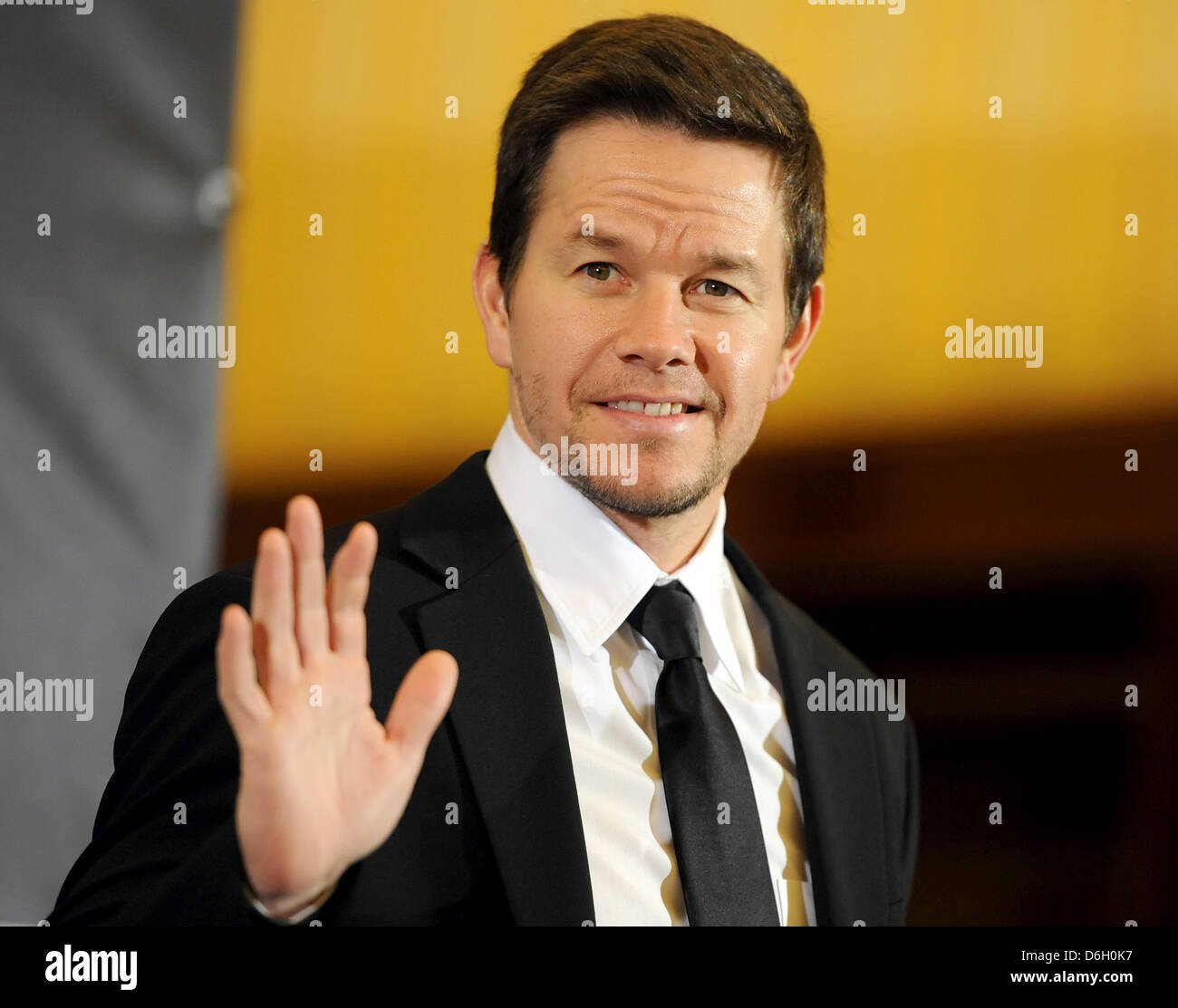 US actor Mark Wahlberg smiles during a photo call on his new film ...