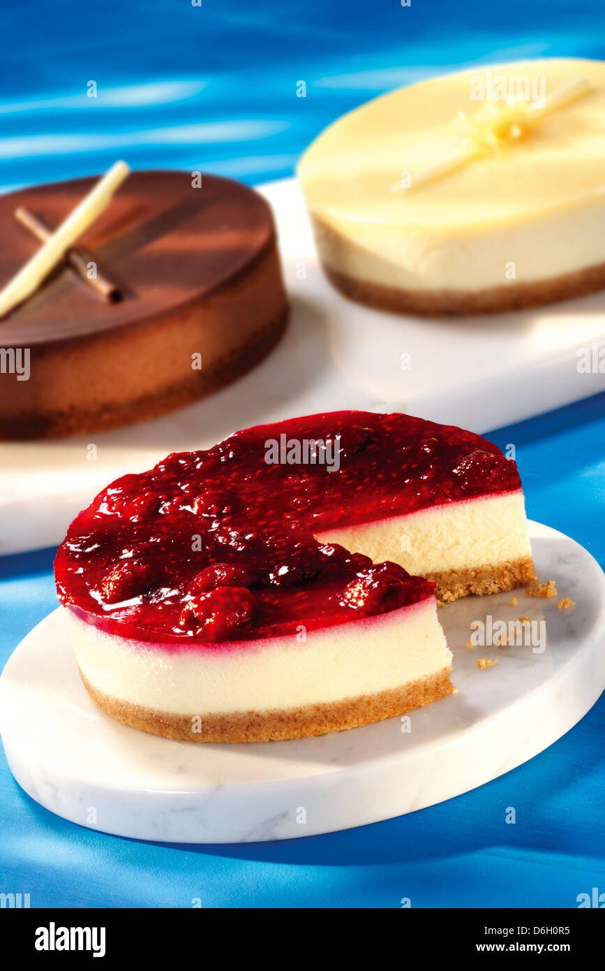 Cheesecake selection hi-res stock photography and images - Alamy