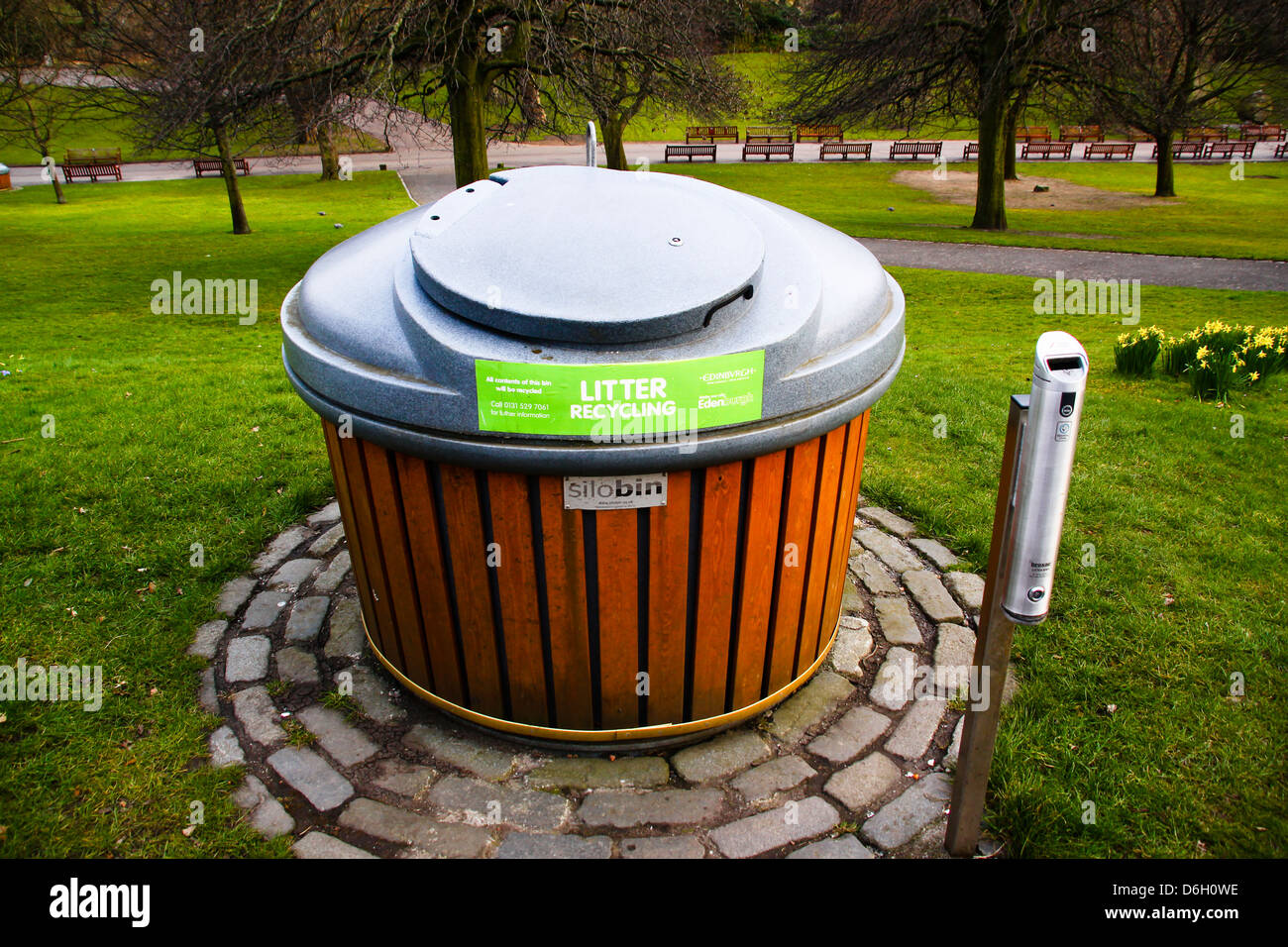 New recycling bins hi-res stock photography and images - Alamy