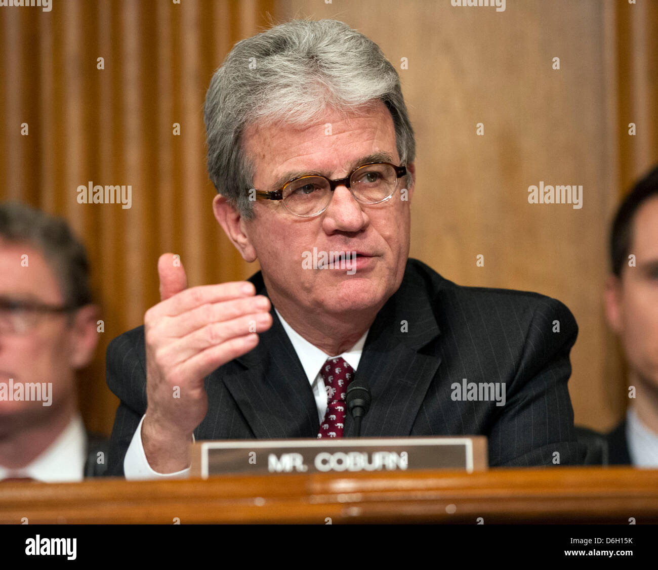 United States Senator Tom Coburn (Republican of Oklahoma), a member of ...