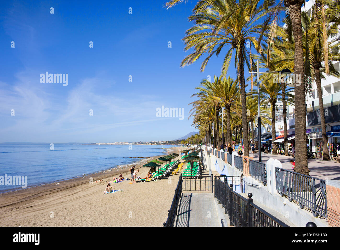 Marbella promenade hi-res stock photography and images - Alamy