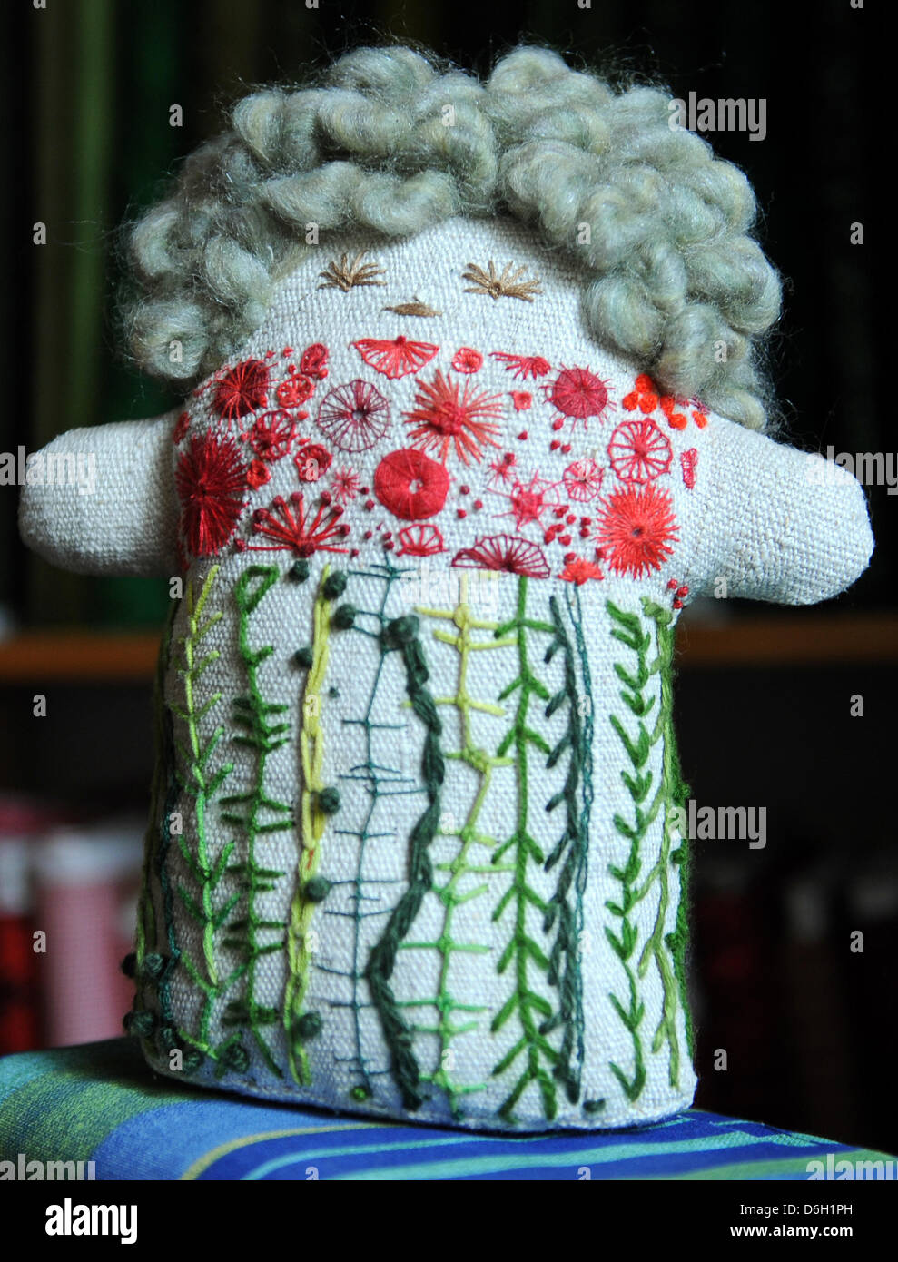 FILE - A file photo dated 13 July 2011 shows a self-made puppet ...