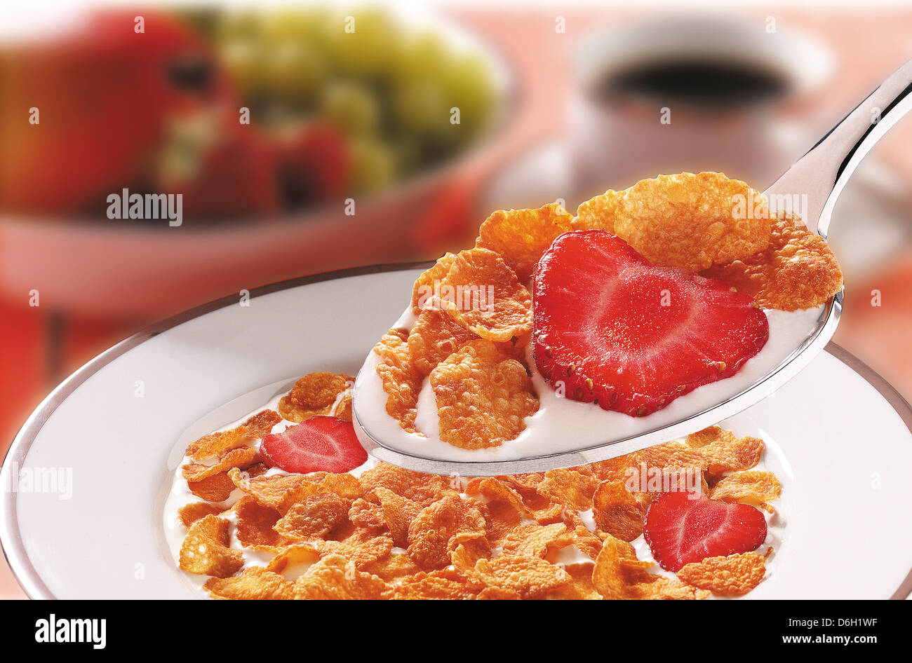 Cereal spoon hi-res stock photography and images - Alamy