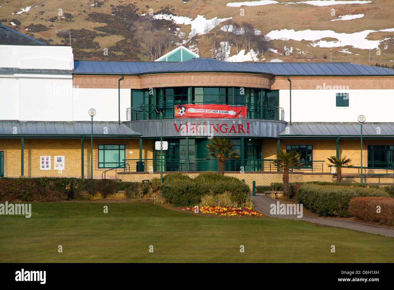 Vikingar Viking museum and visitor centre Largs Scotland Stock Photo ...