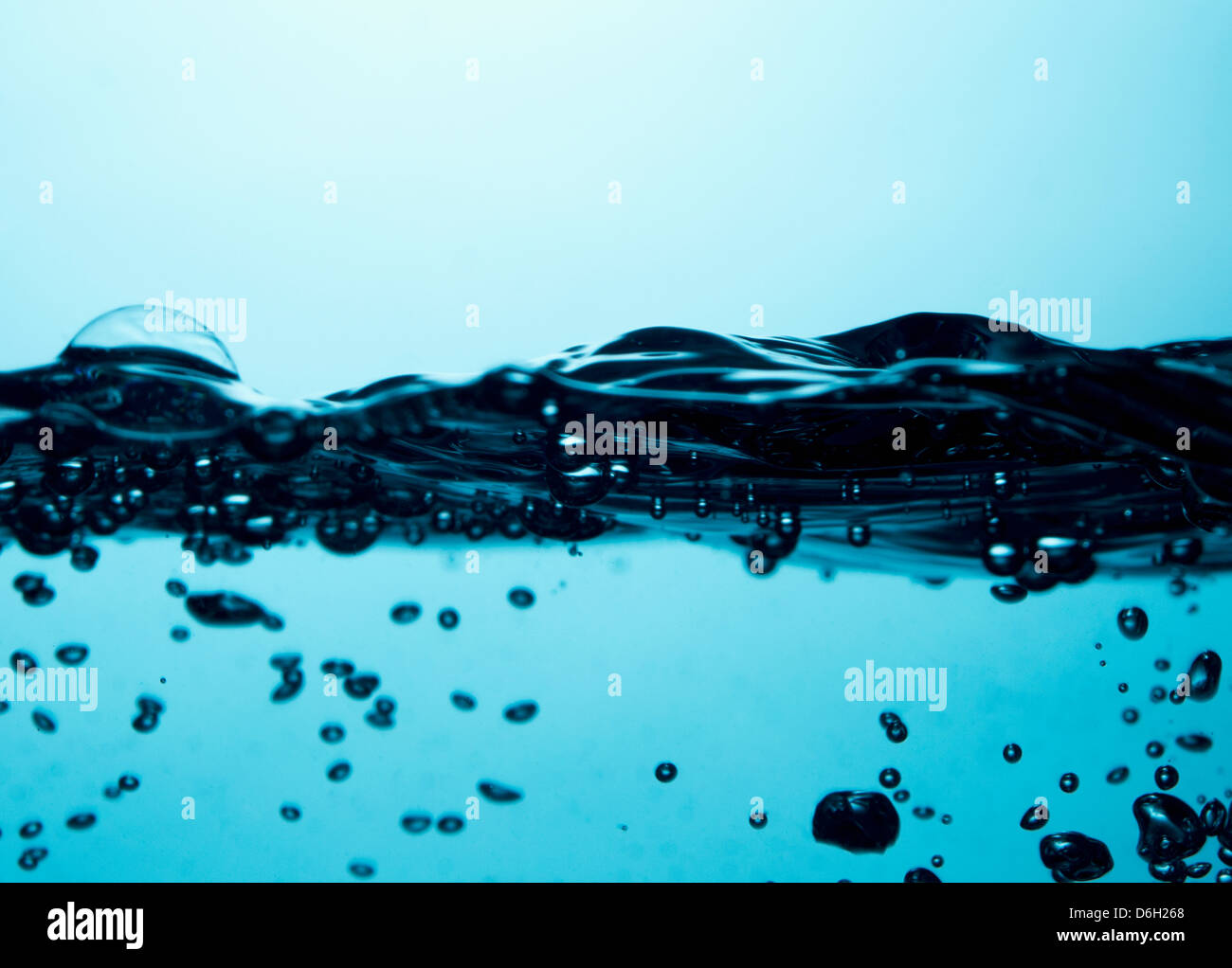 Bubbles floating in water Stock Photo - Alamy