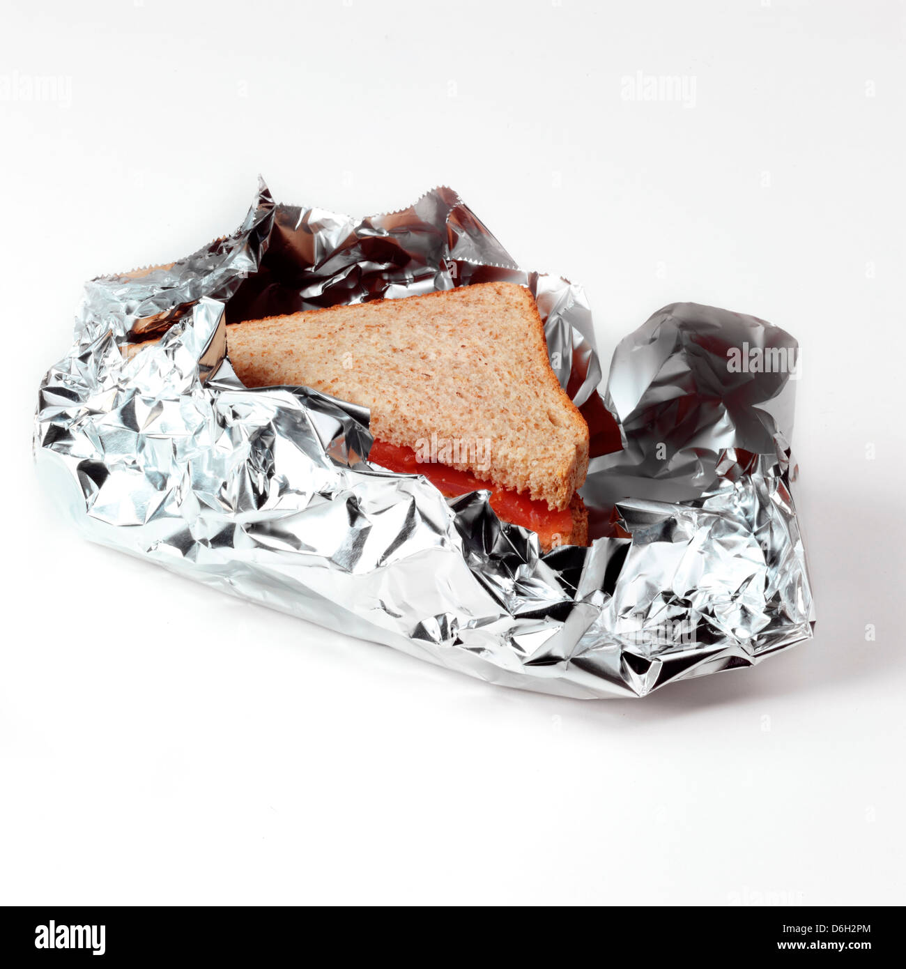 Salmon sandwich on brown bread Stock Photo - Alamy
