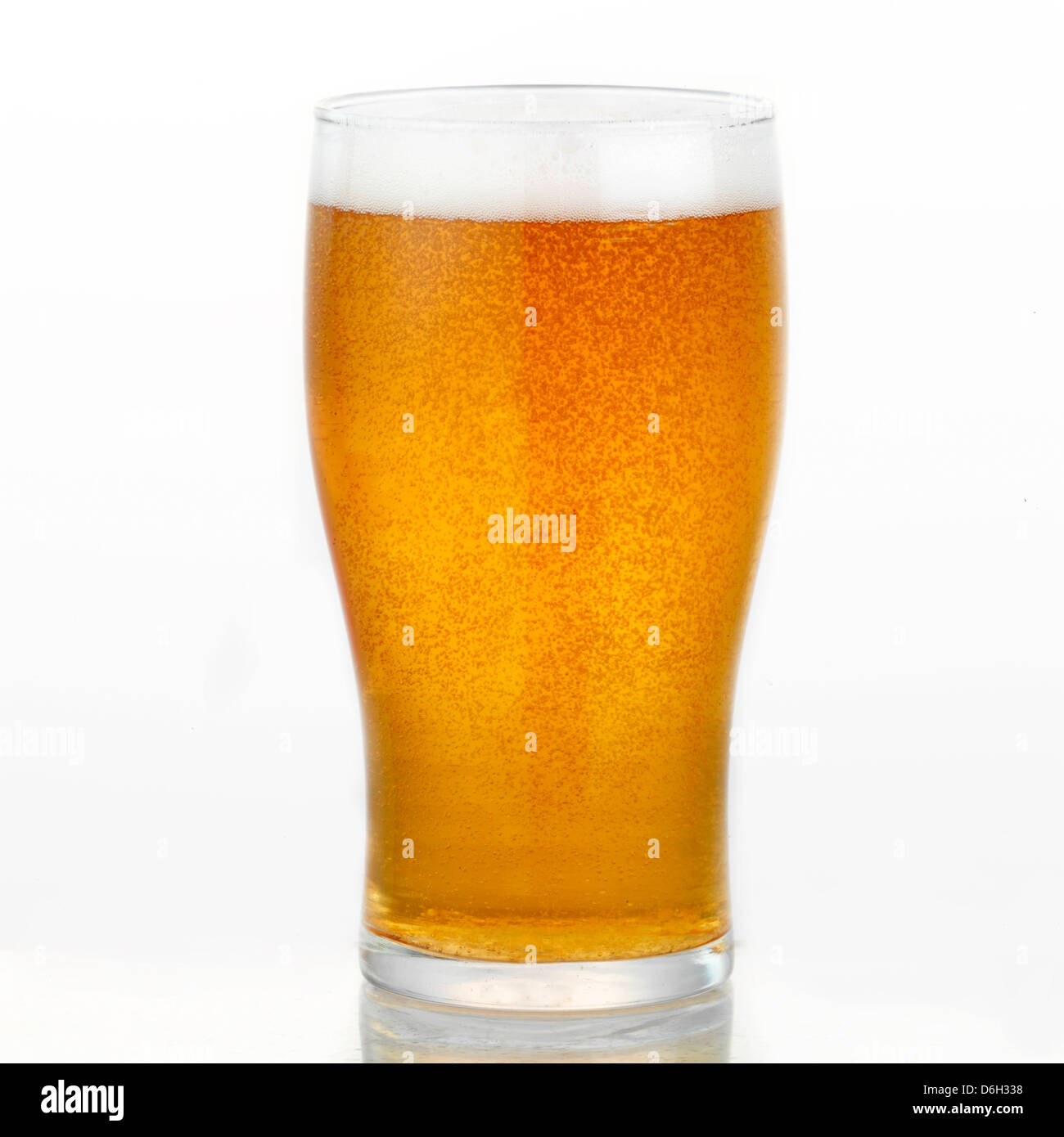 Pint of lager Stock Photo - Alamy