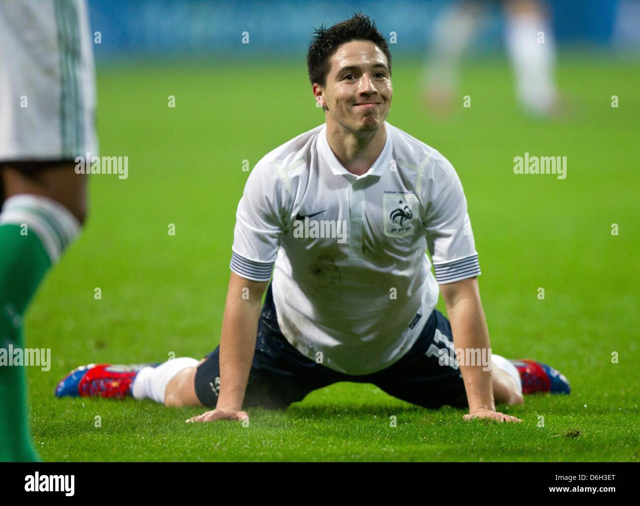 Samir Nasri of France during the international friendly soccer match ...