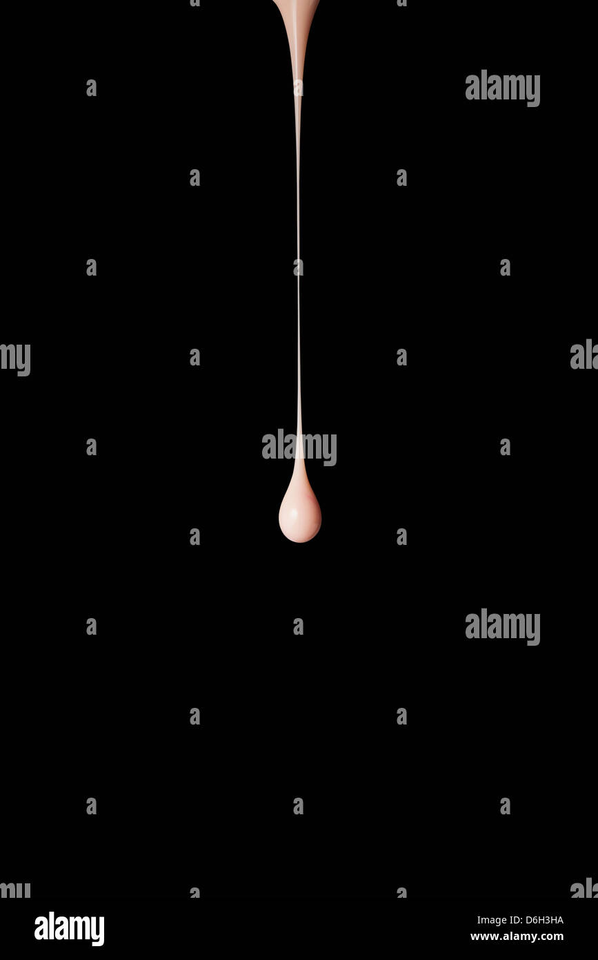 Drop of pink paint Stock Photo - Alamy