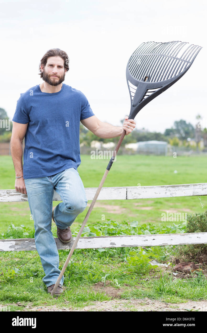 Man a hoe hi-res stock photography and images - Alamy