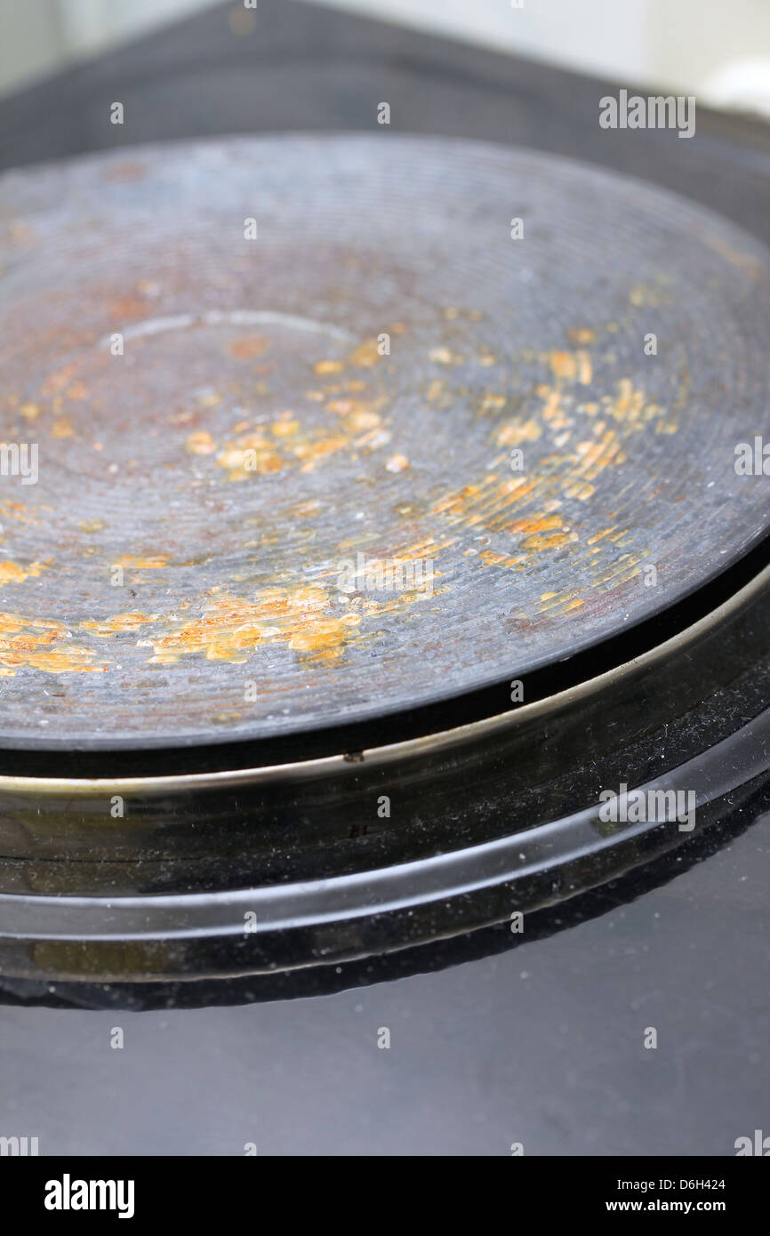 old stove plate Stock Photo - Alamy