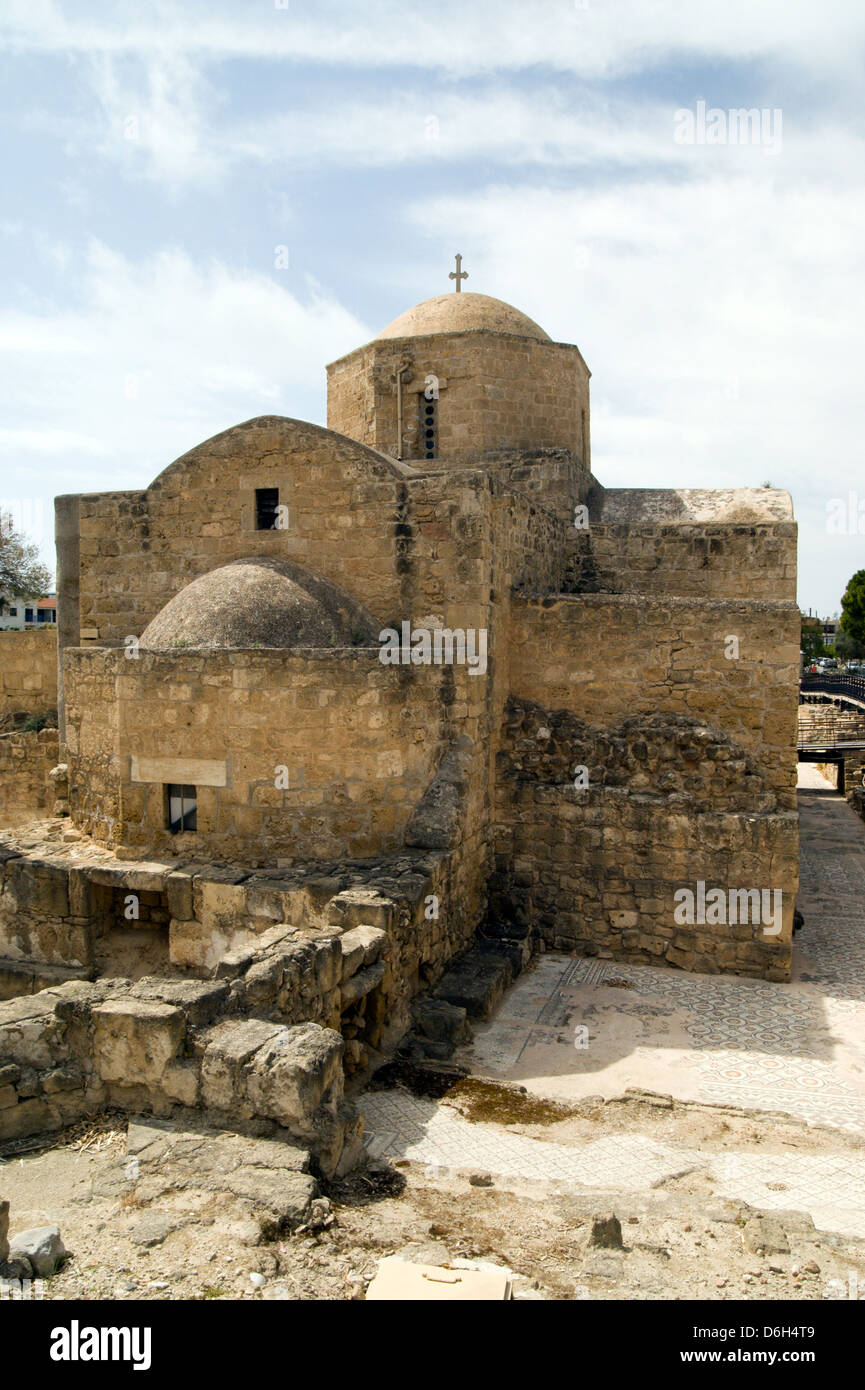 Ancient Christian Basilica and Aiya Kyriaki Church, Paphos, Cyprus ...